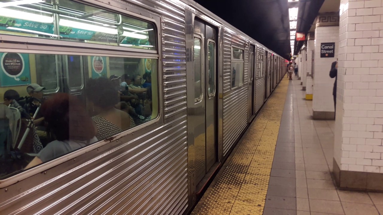 MTA R32 (J) at Canal Street - YouTube