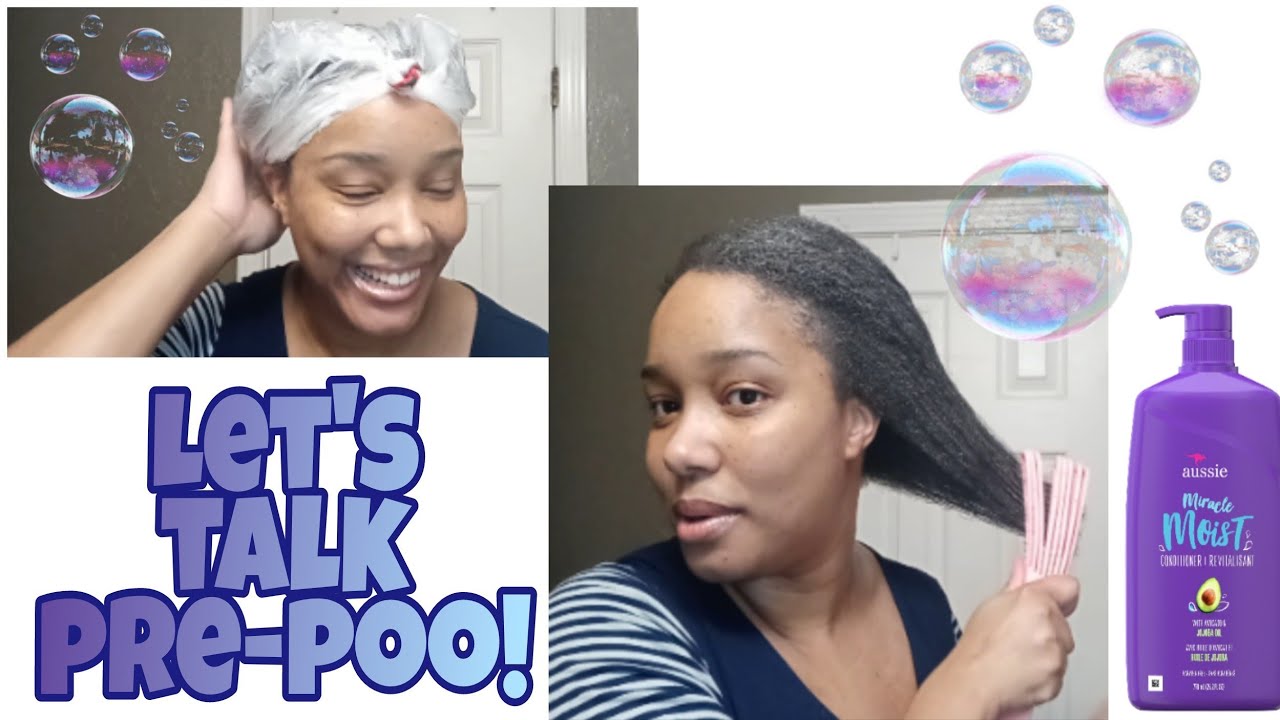 HOW TO PRE-POO NATURAL HAIR | BEGINNER FRIENDLY | IS PRE-POOING ...