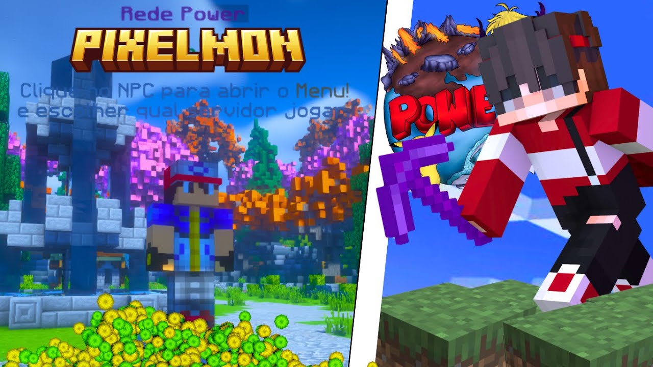 POWER: ESSE é o MELHOR SERVIDOR de PIXELMON do BRASIL! Original e ...