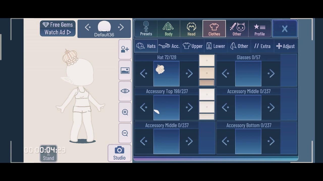Gacha Club accessories Hacks {part 1} - YouTube