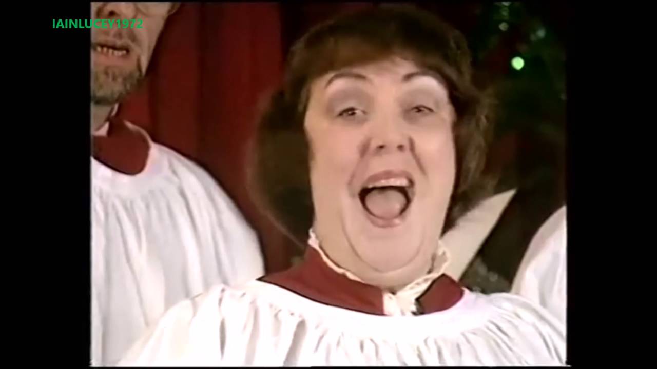 LWT LONDON WEEKEND TELEVISION 1986 CHRISTMAS LINE TV ADVERT choir ...