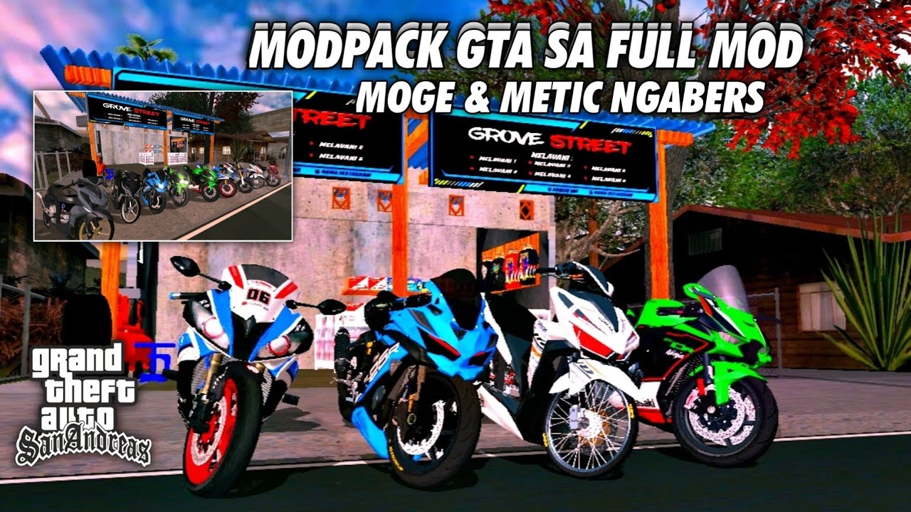 GTA SA FULL MOD MOGE GRAFIK HIGH VERSION - Grand Theft Auto San Andreas ...
