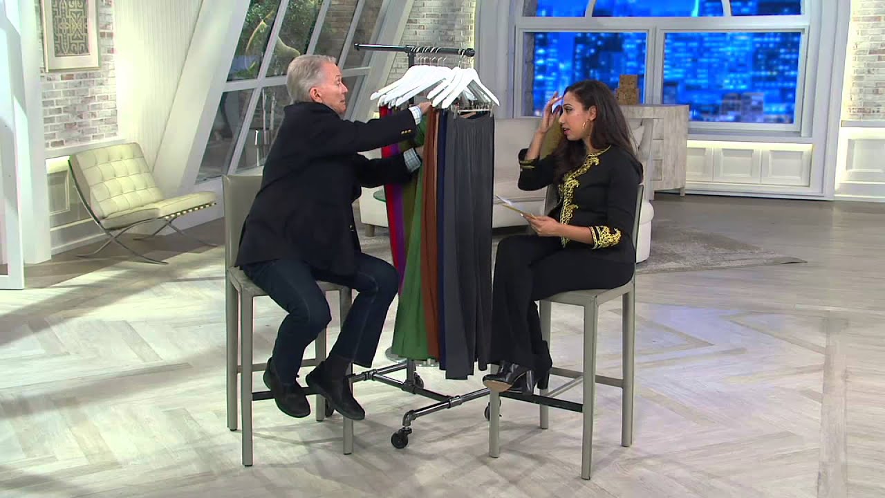 Bob Mackie's Wide Leg Petite Length Knit Pants with Gabrielle Kerr ...