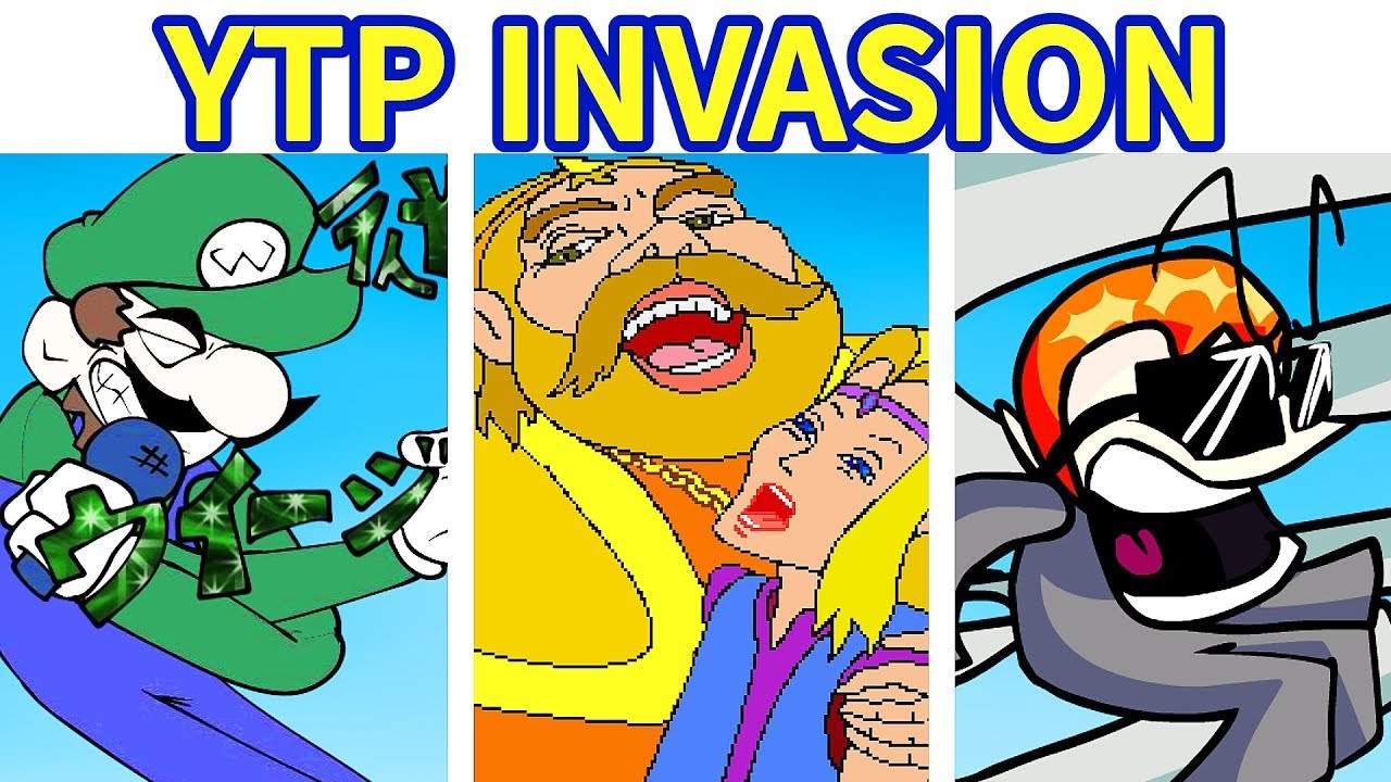 FNF vs YTP Invasion Weegee BLASTER - YouTube