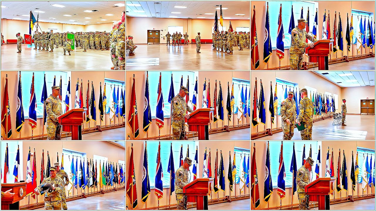 NEW COMMANDER TAKES OVER 55th Maneuver Enhancement Brigade! - YouTube