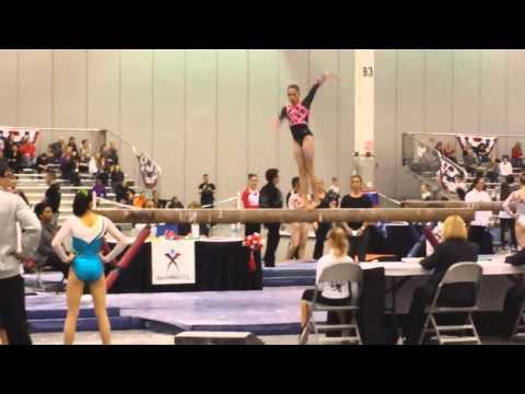 Corinne Bunagan Level 10 Region 7 Gymnastics Championship 2016 Balance Beam