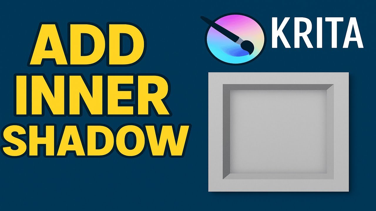 How To Add Inner Shadow In Krita - YouTube