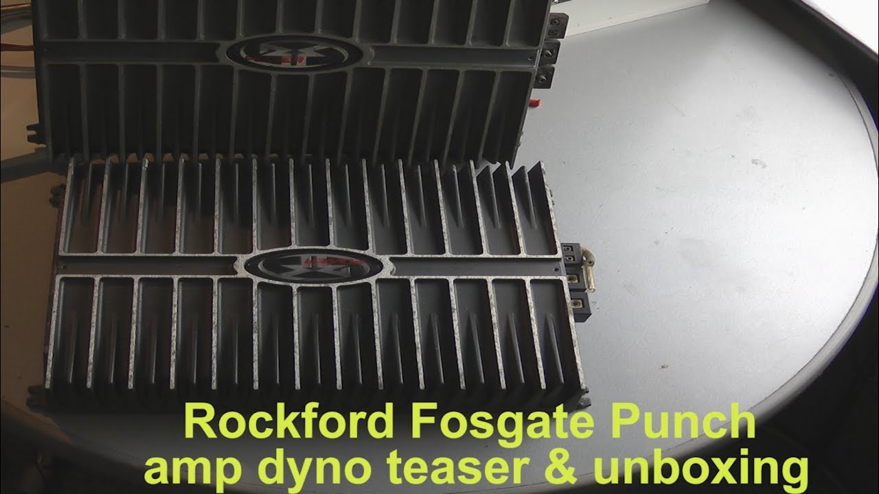 Rockford fosgate punch amplifier dyno teaser and unboxing of amps sent ...
