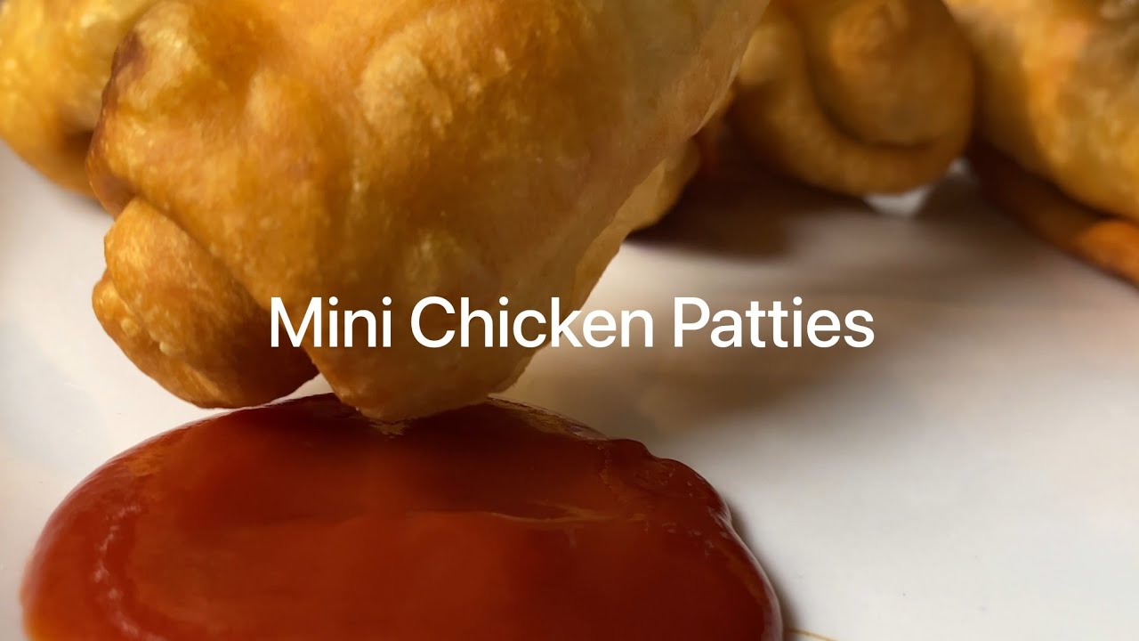 Mini Chicken Parties | Very Easy Chicken patties recipe - YouTube
