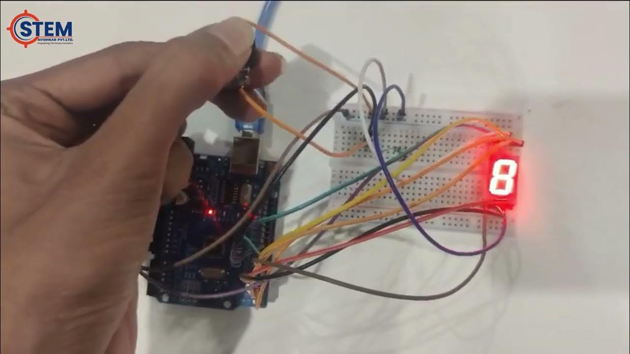 Push Button Controlled 7-Segment Display with Arduino Uno 🚀 By Stem ...