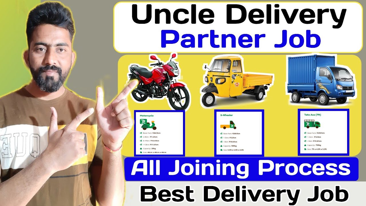 Uncle Delivery App Id Kaise Banaye | Uncle Delivery Partner Salary ...