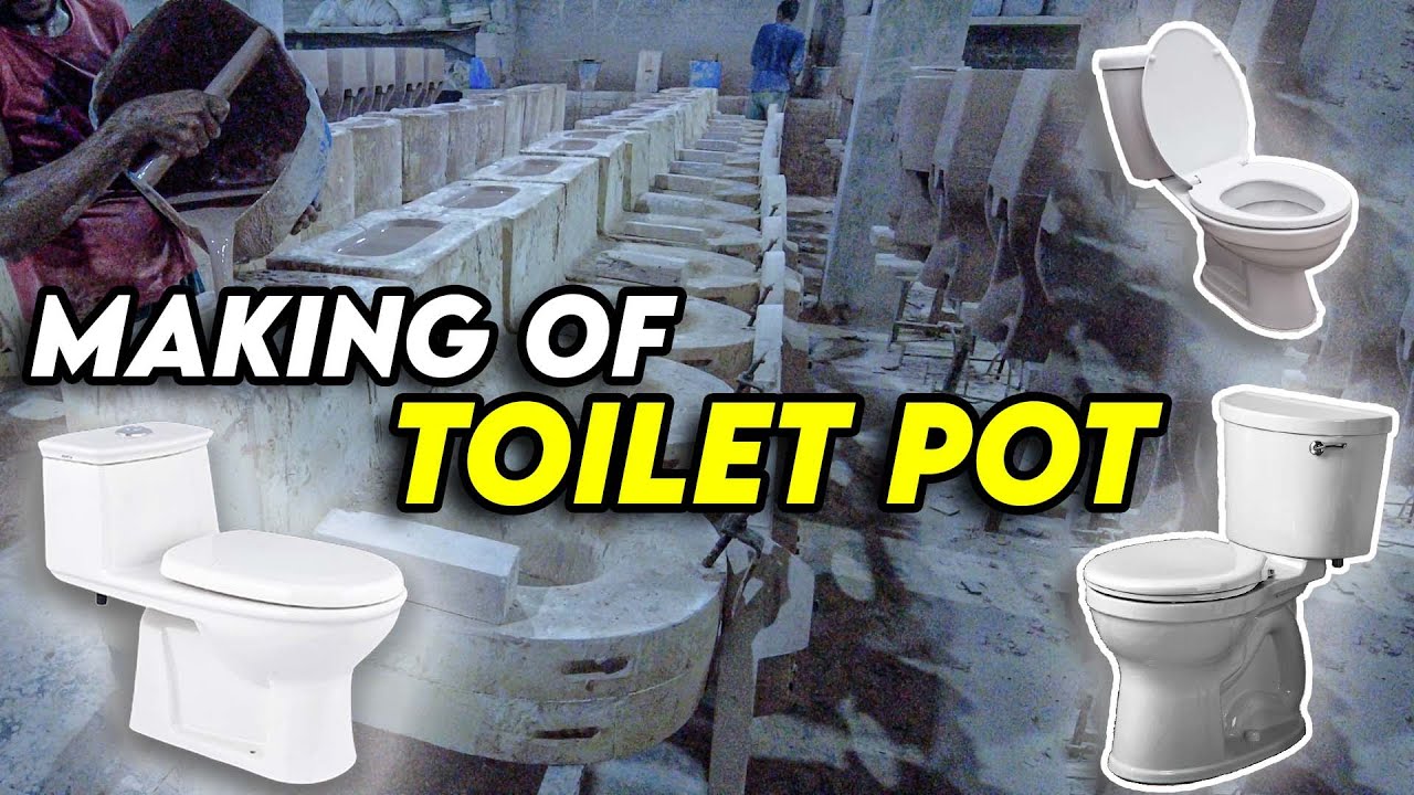 Factory Process: Making of Toilet Seat || Flush Commode Seat Mass ...