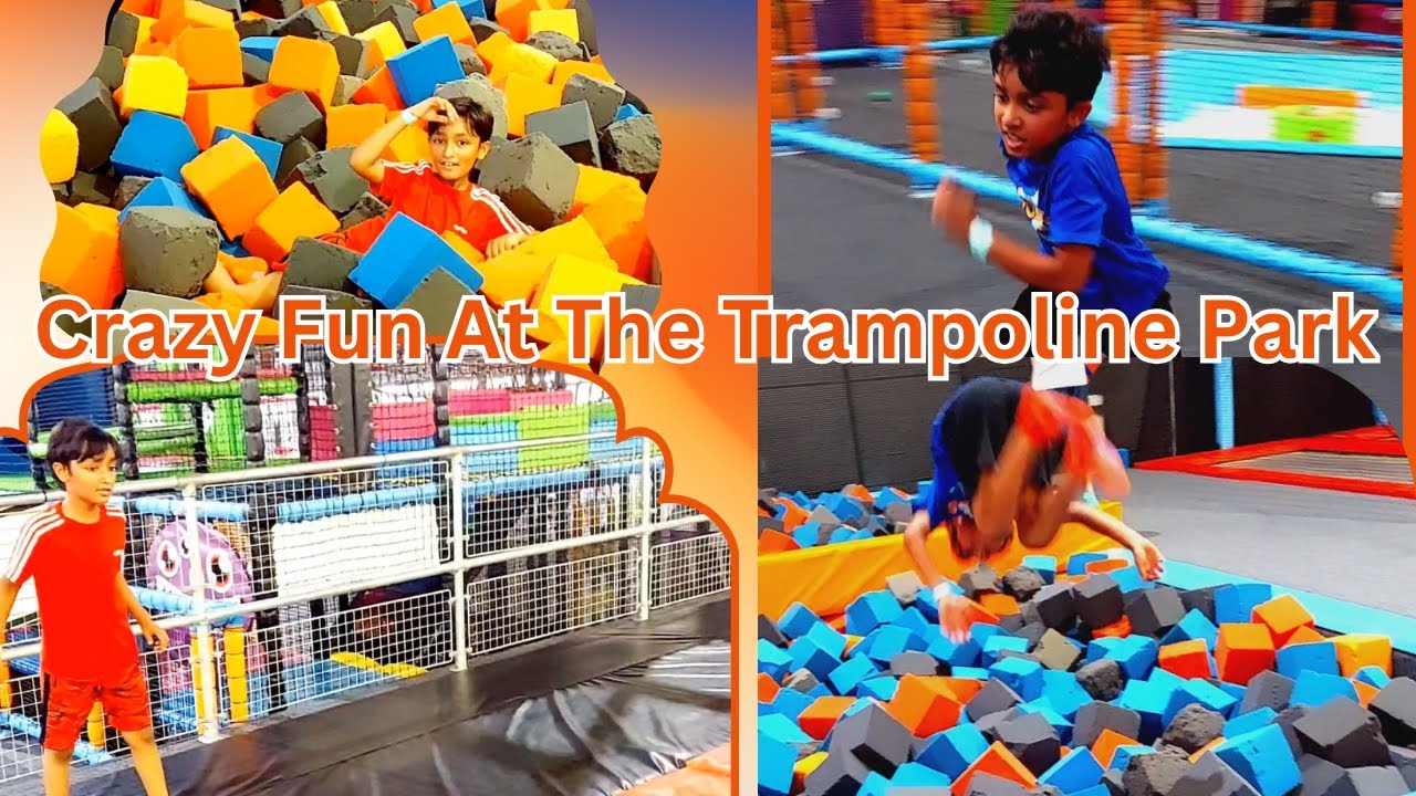 Jumping for Joy | Crazy Fun At The Trampoline Park | #CarzyBros - YouTube