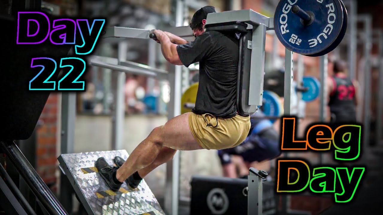 Gym Vlog 3 1 24 Day 22 Leg Day Youtube