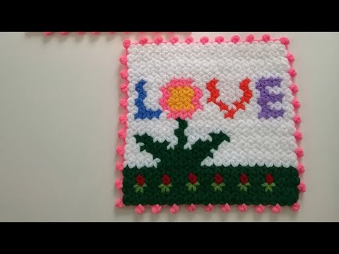 Kare Lif Modeli🧿Easy crochet stitch ideal model #tutorial #diy  #crochet #knitting