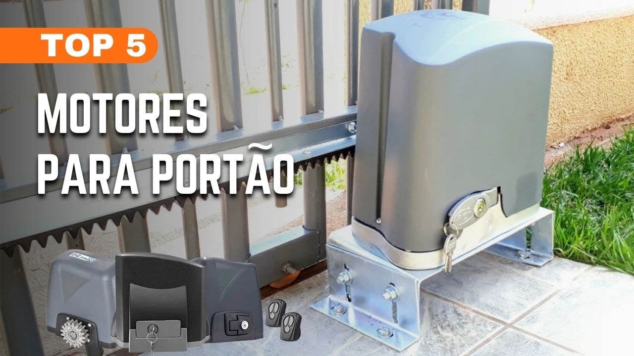 Top 5 Melhores MOTORES PARA PORTÃO! Melhor Custo-Benefício Motores para ...
