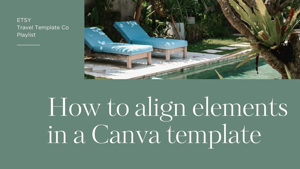 How to align elements in Canva with the Position button - YouTube