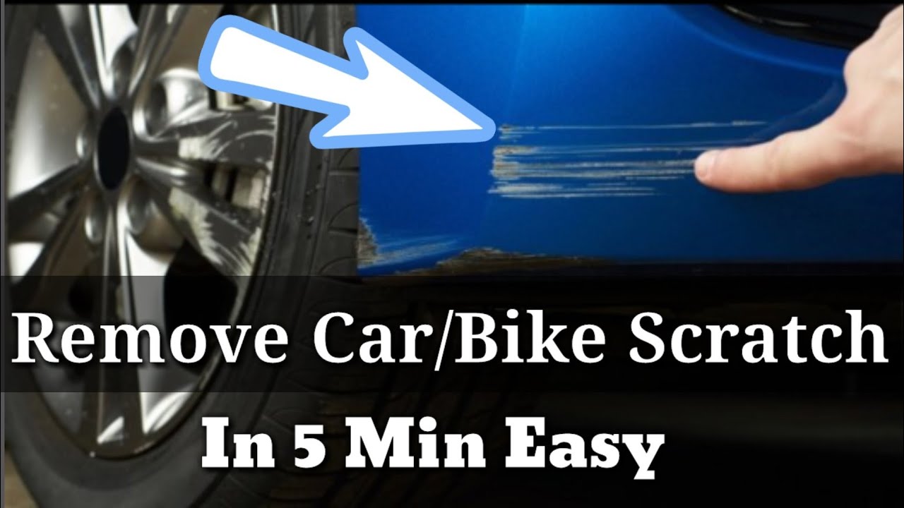 How to Remove Car Bike Scratch | Car Scratch Removal Motto Max Compound ...