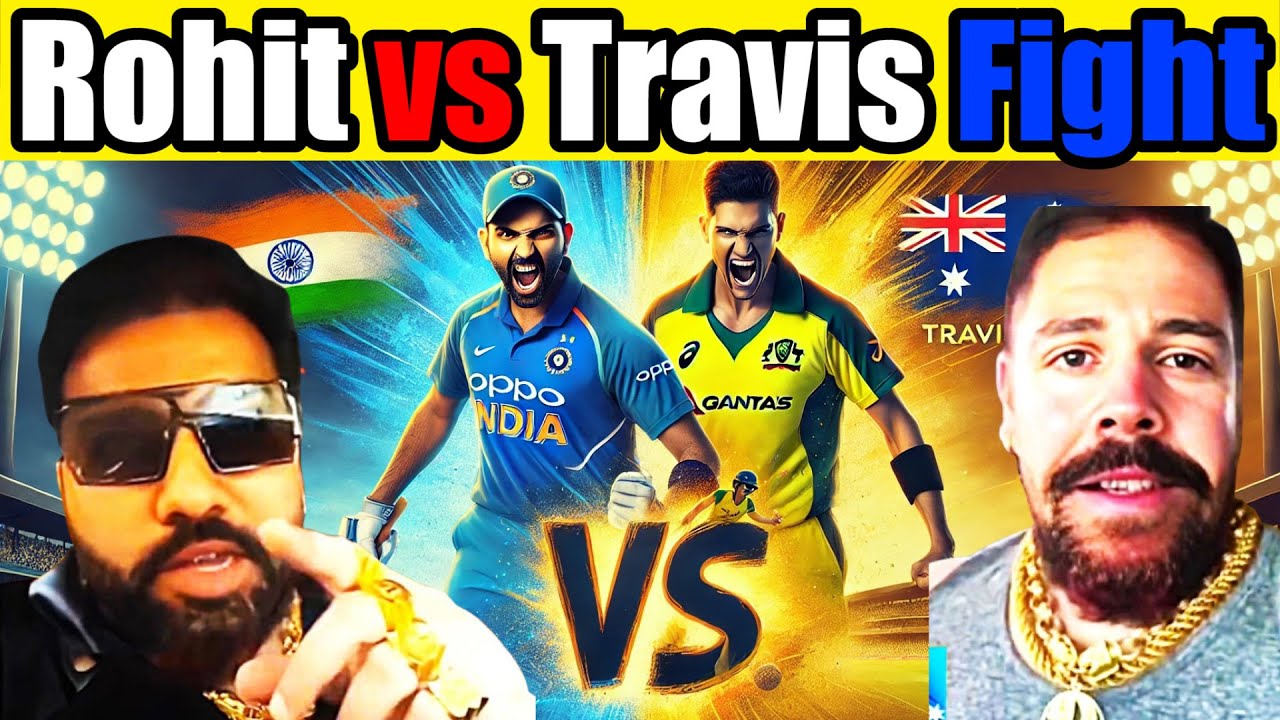 Rohit Sharma vs Travis Head Funny Fight Memes - India vs Australia ...