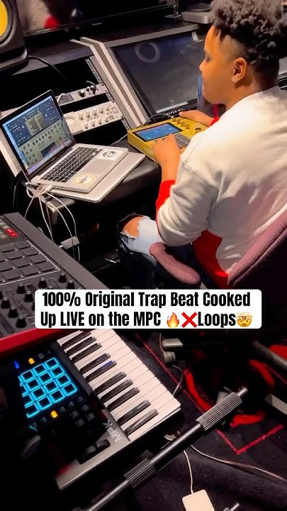 Cooked this trap beat from scratch on the MPC! just raw creativity #TrapBeat #mpc #ProducerGrind ...
