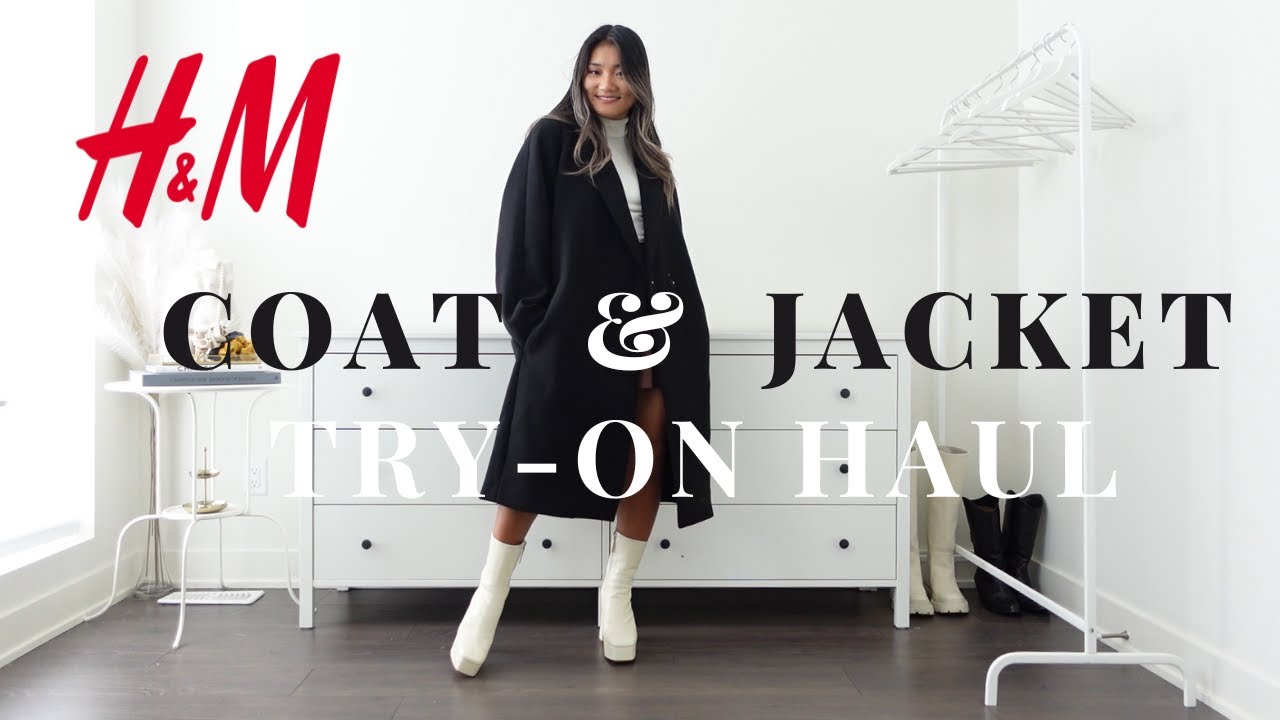 H&M NEW IN | COAT, JACKET | TRY ON HAUL | TRANSITIONAL OUTFIT FALL 2022 ...