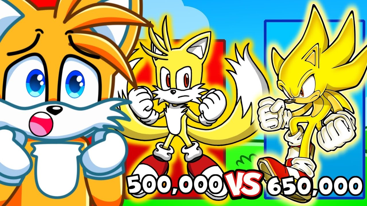 SUPER SONIC vs SUPER TAILS Power Level Comparison - YouTube