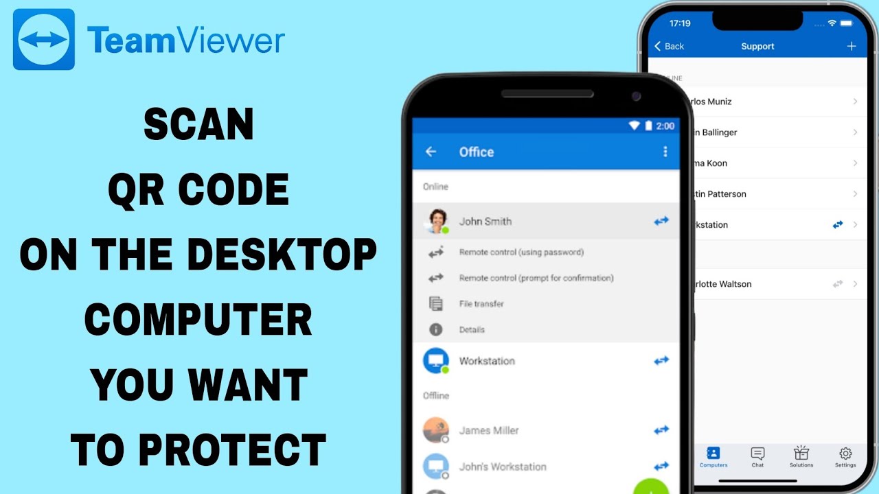 How To Scan Qr Code On The Desktop Computer You Want To Protect On ...