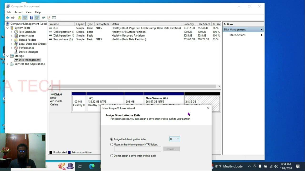How to Create a New Drive After Windows Setup | Step-by-Step Guide. #partitions # ...