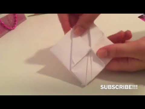 How To Make An Origami Blow Up Dice - YouTube