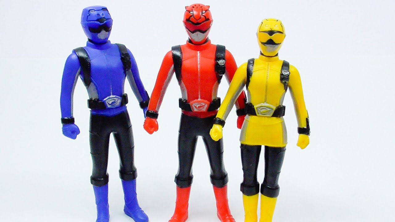 ソフビヒーロー 特命戦隊ゴーバスターズ Soft Vinyl Hero: Tokumei Sentai Go-Busters Busters ...