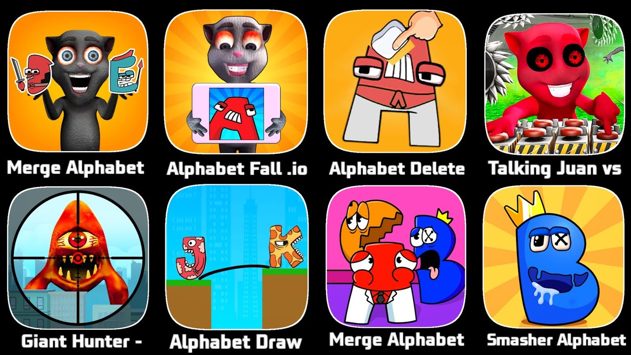 Merge Alphabet, Alphabet Puzzle DOP, Talking Juan VS Alphabet Lore ...