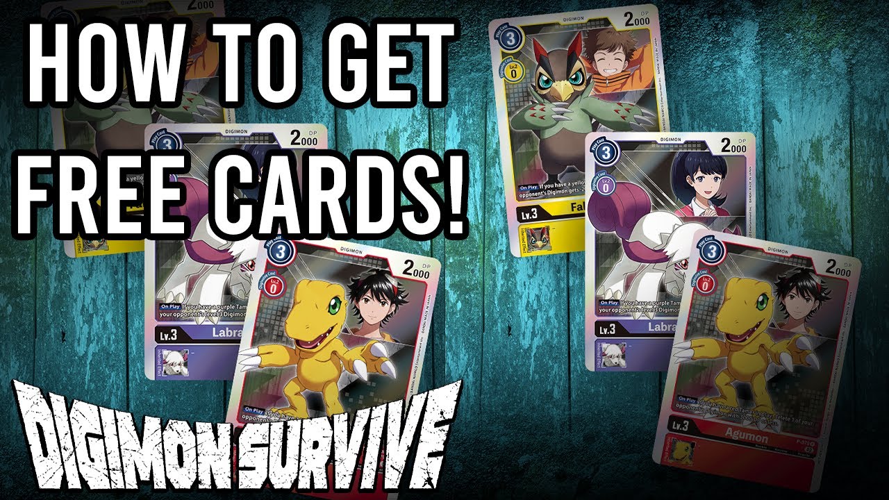 Digimon Survive | Free Digimon Card Game Promo Cards [HOW TO GET] - YouTube