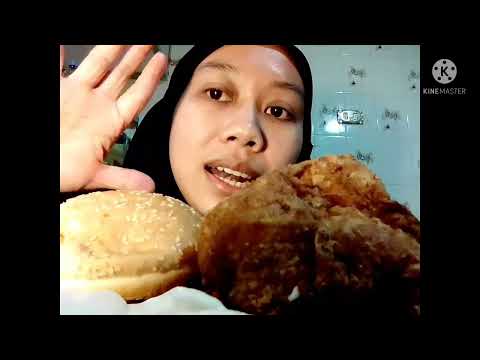 MUKBANG BURGER DAN AYAM MONTOK || TKW ARAB