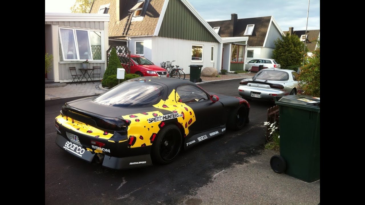 Speedhunters RX7:ns goes for a little ride in Sweden. Mad Mike bodywork ...