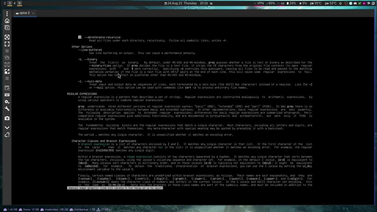 Searching files using grep - Learn Linux (Lesson 7) - YouTube
