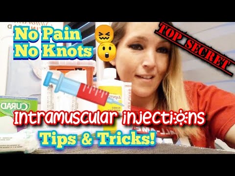 How to do SURROGACY INJECTIONS | PIO SHOTS | TIPS for *PAINLESS *KNOTLESS INTRAMUSCULAR INJECTIONS!