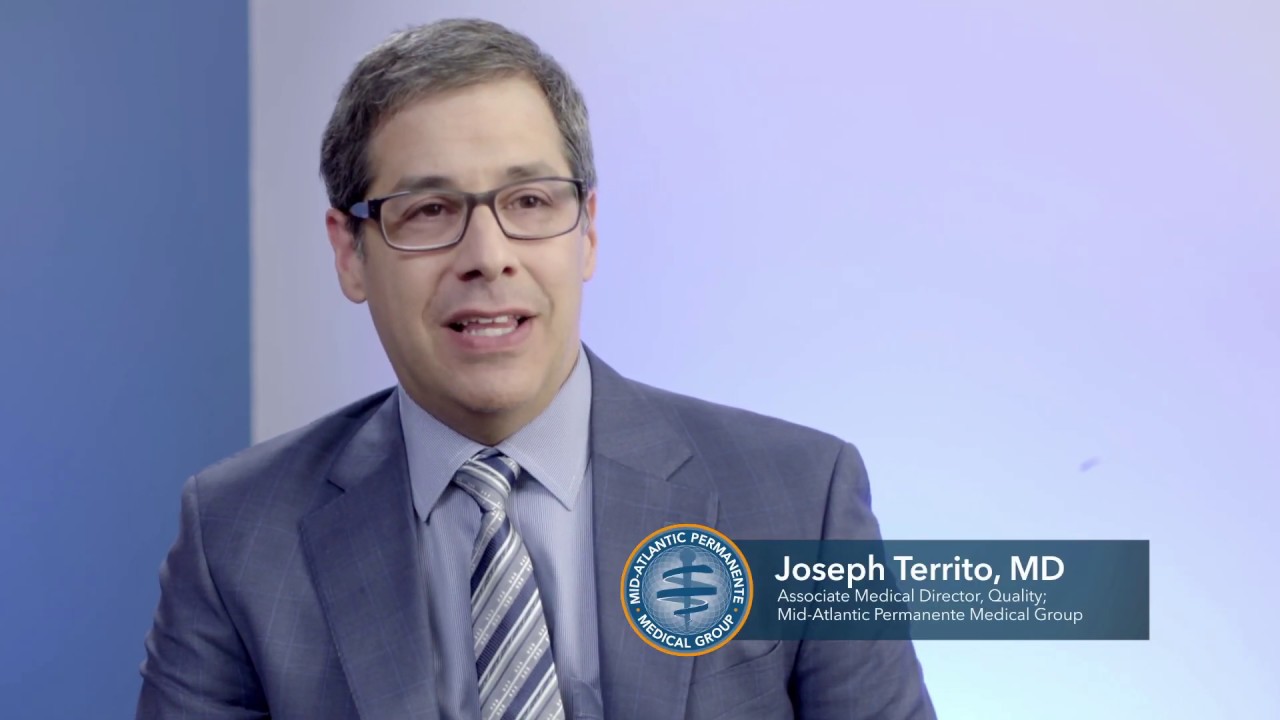 Dr. Joseph Territo on Mid-Atlantic Permanente Medicine’s Recognition ...