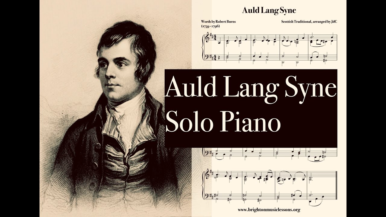 Auld Lang Syne - solo piano - YouTube