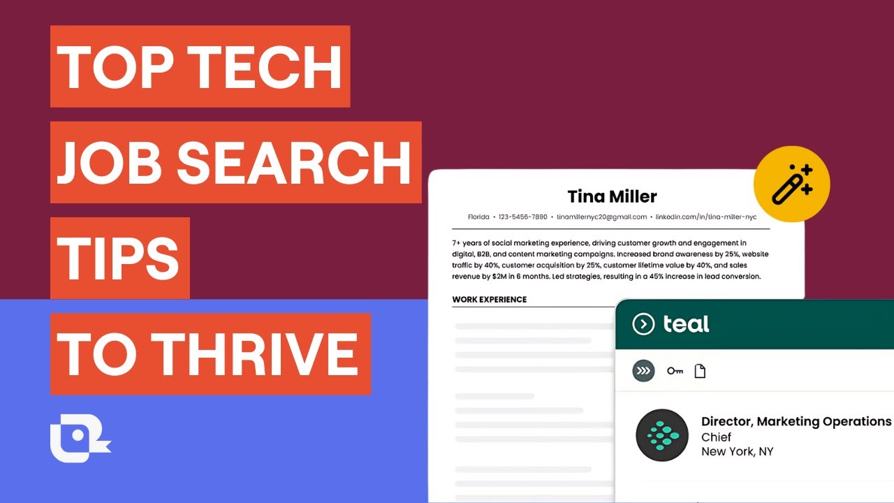 Top Tech Job Search Tips to Thrive - YouTube