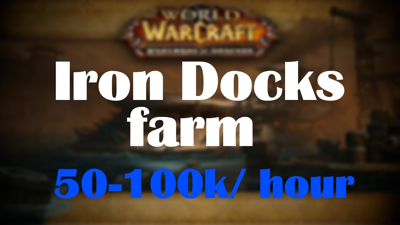 50-100k per Hour Gold Farm - Iron Docks Gold Making - 7.3.5 - Gold ...