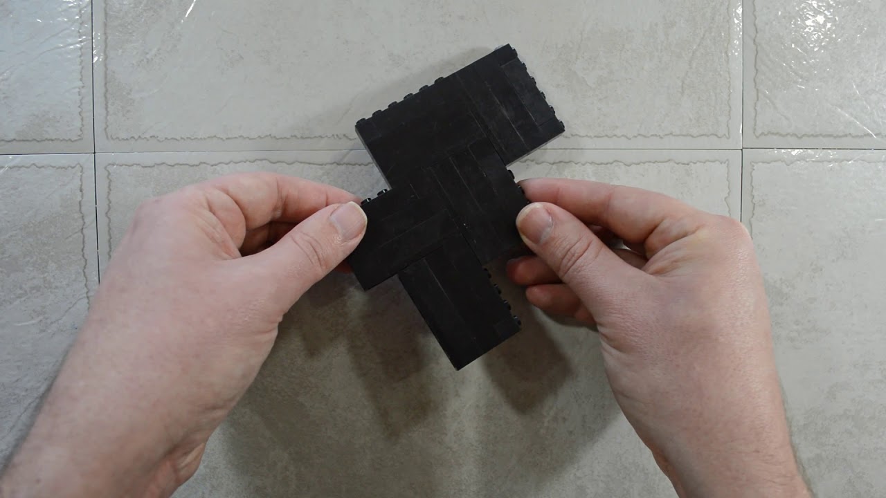 Lego Brick Tip #15: Herringbone (ZigZag) Studs on Side Block ...