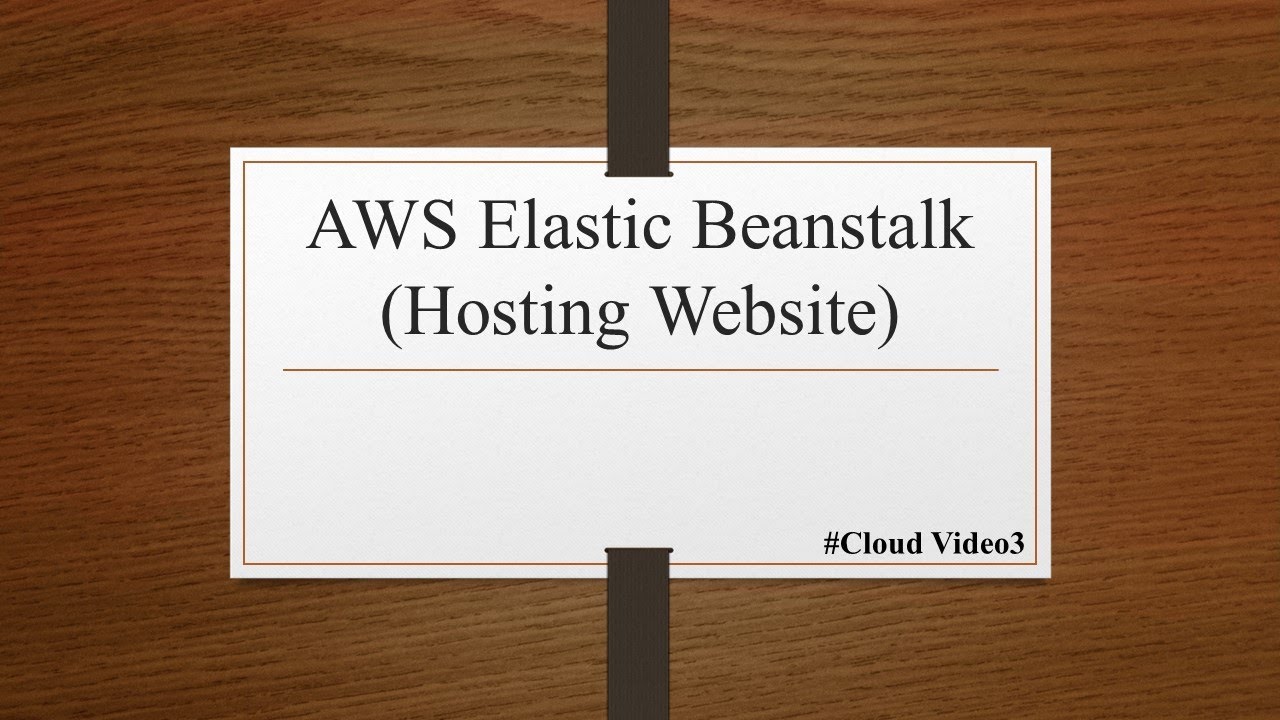 Amazon Elastic Beanstalk ||Amazon Elastic Beanstalk in Hindi || Hosting ...