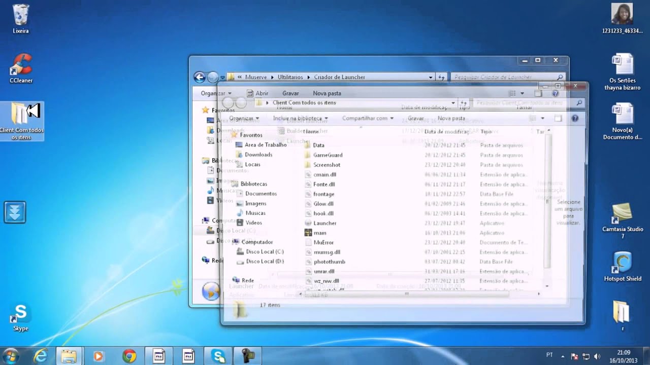 Como criar um server de Mu Online no Windows Xp ou WIndows 7 ou WIndows ...