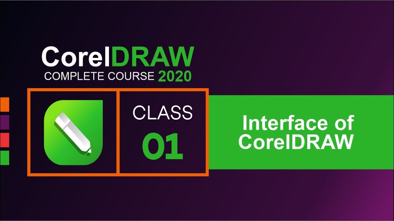 Interface of CorelDRAW 2020 Urdu/Hindi (Complete Course) - YouTube