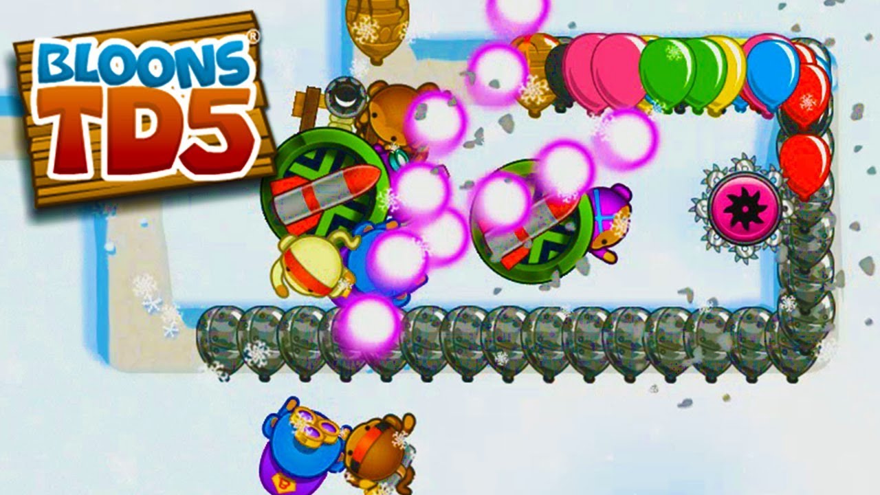 "SUPER LASER MONKEYS!" - Bloons TD 5! - YouTube