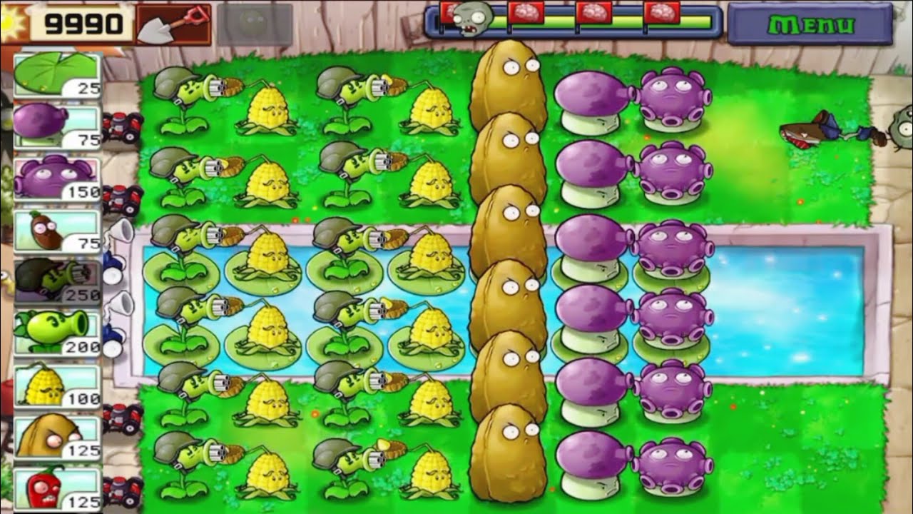 Plants vs Zombies || Mini-Games : Zombie Nimble Zombie Quick Gameplay ...