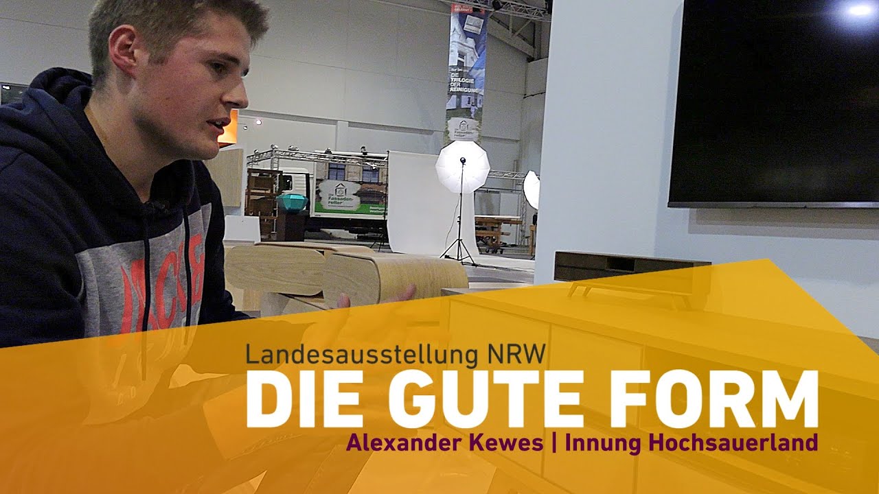 Gesellenstück von Alexander Kewes – DIE GUTE FORM NRW - YouTube