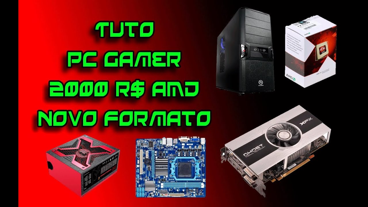 PC GAMER 2000 REAIS AMD HD 7850 - YouTube