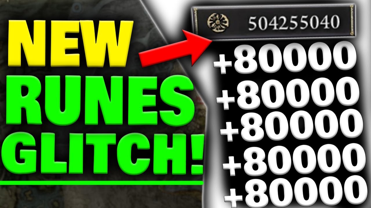 *NEW* INSANE RUNES GLITCH IN ELDEN RING! EASY MILLIONS RUNE GLITCH IN ...