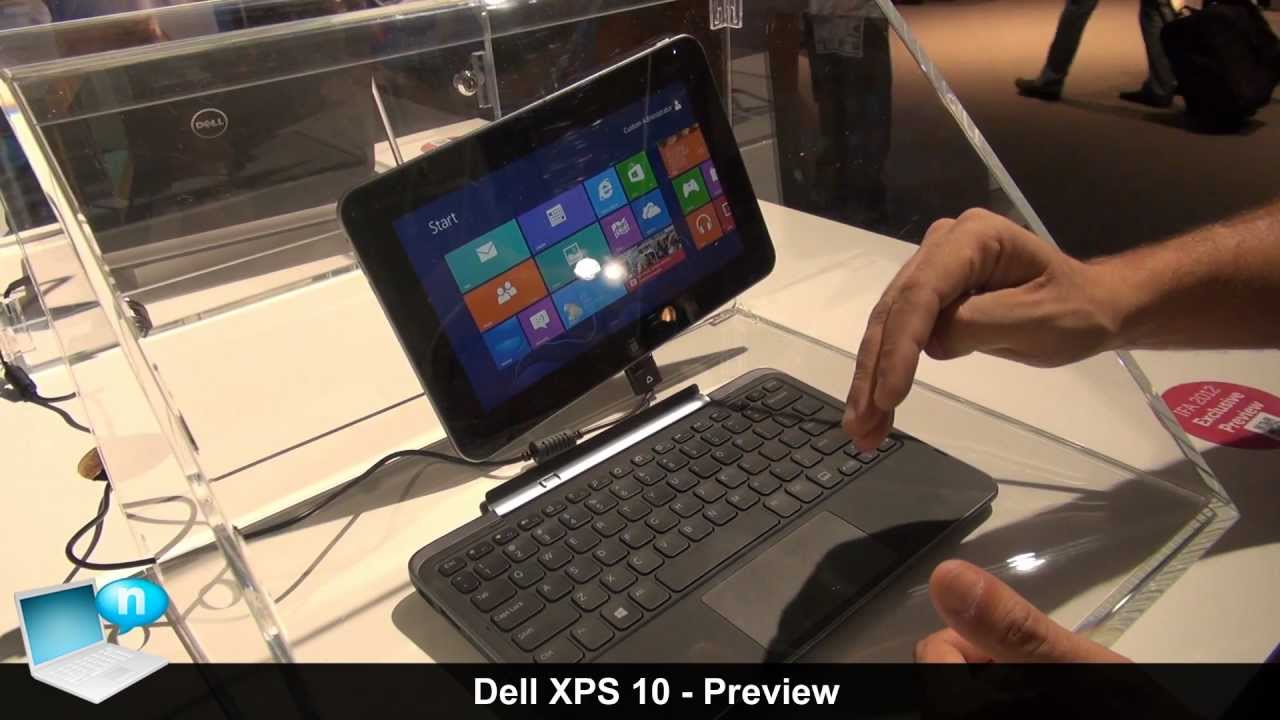 Dell XPS 10 tablet dockable with Windows 8 - Preview - YouTube